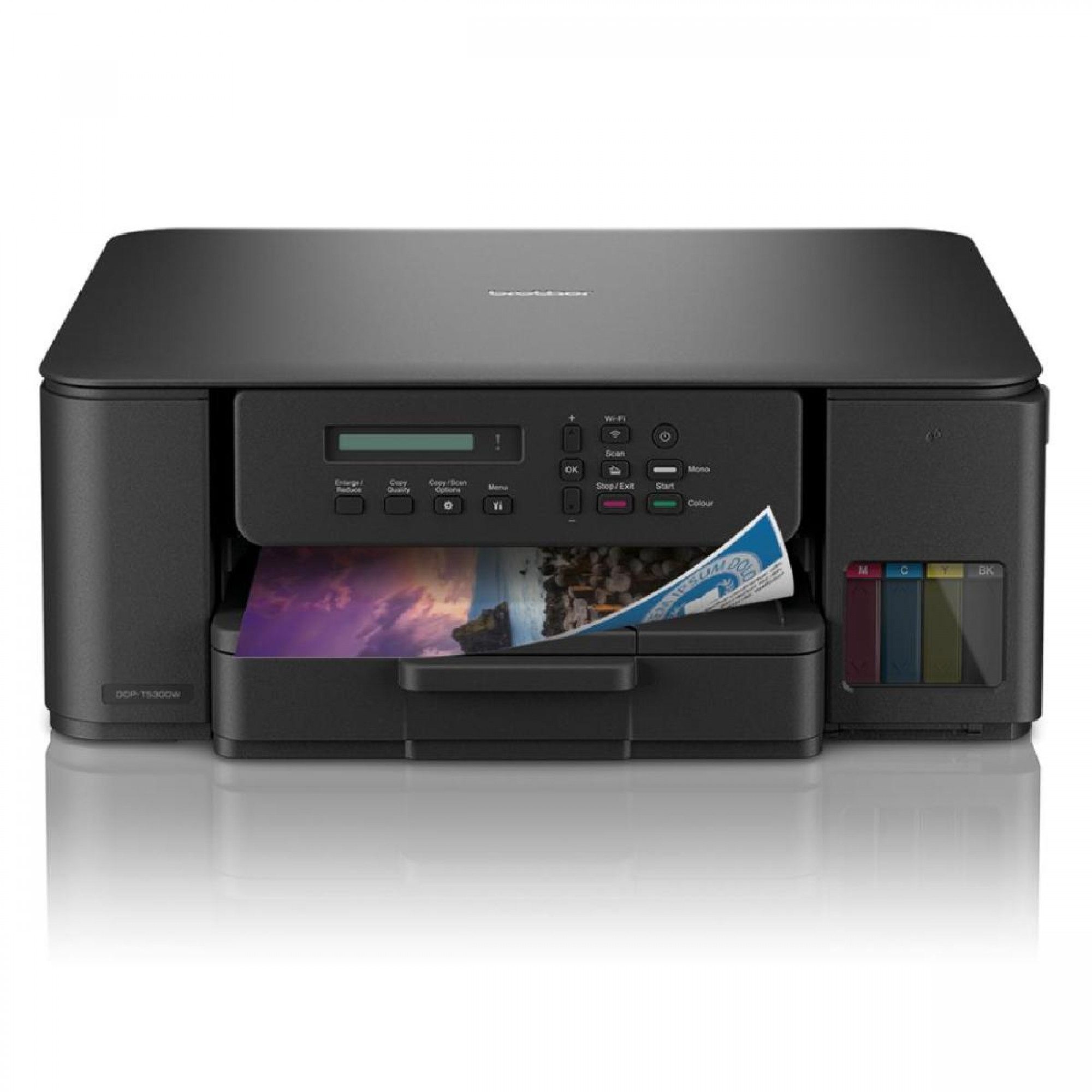 BROTHER DCP-T530DW Refill Tank Color Inkjet Multifunction Printer ...
